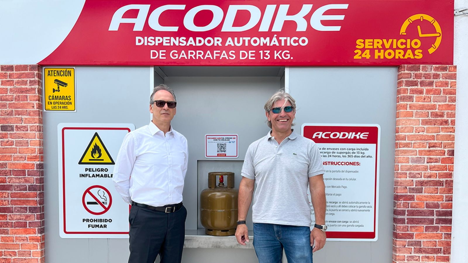 Acodike instala su segundo dispensador automático de supergás en Montevideo