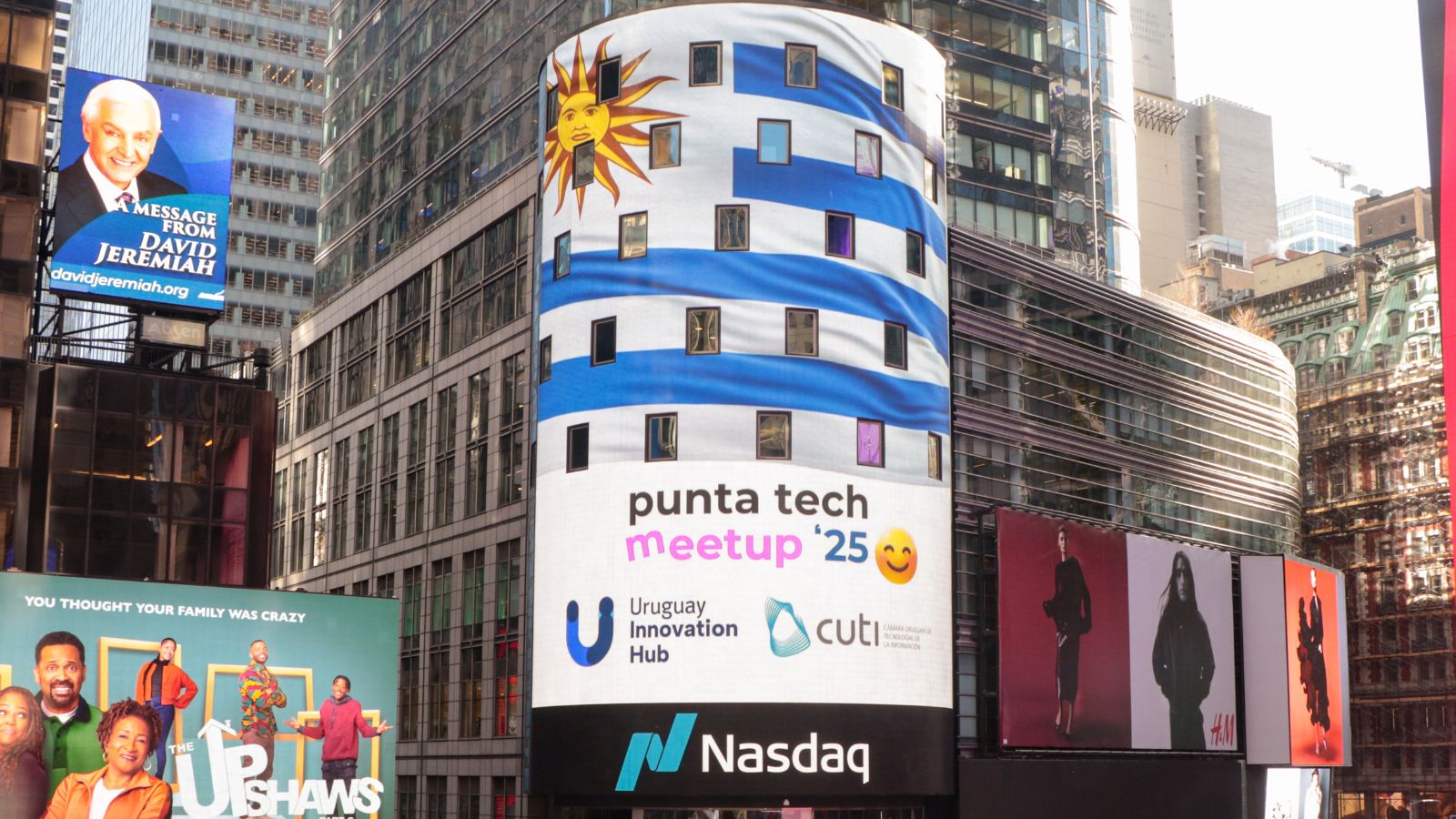 Uruguay vuelve a brillar en la pantalla de Times Square, en la previa ...