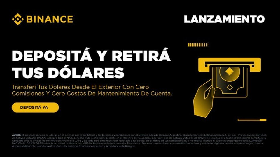 Ahora es más fácil: Binance habilita depósitos y retiros en dólares ...